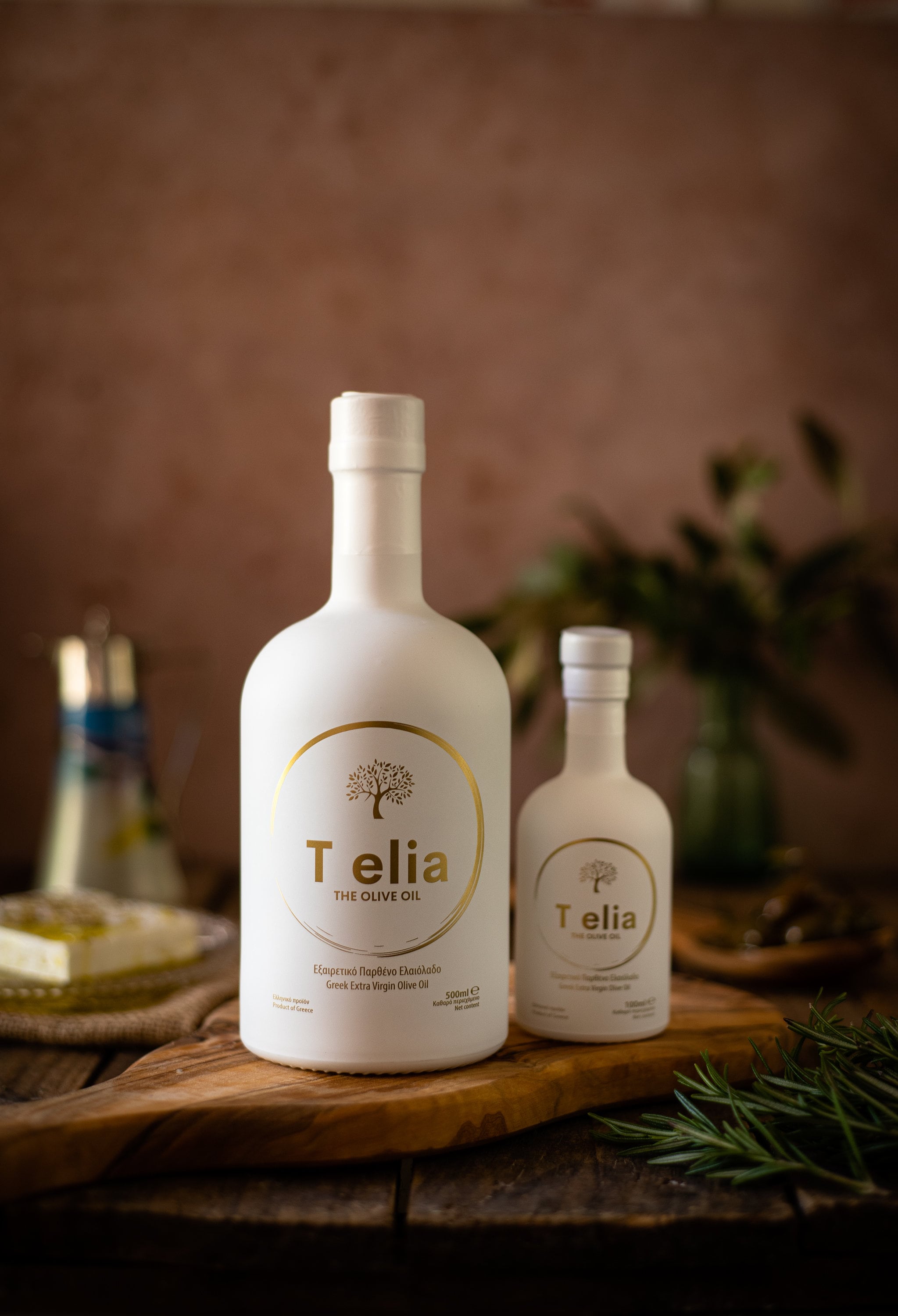 Greek Olive Oil - T Elia Olive Oil Ultra Premium EVOO 500ml White Glass ...