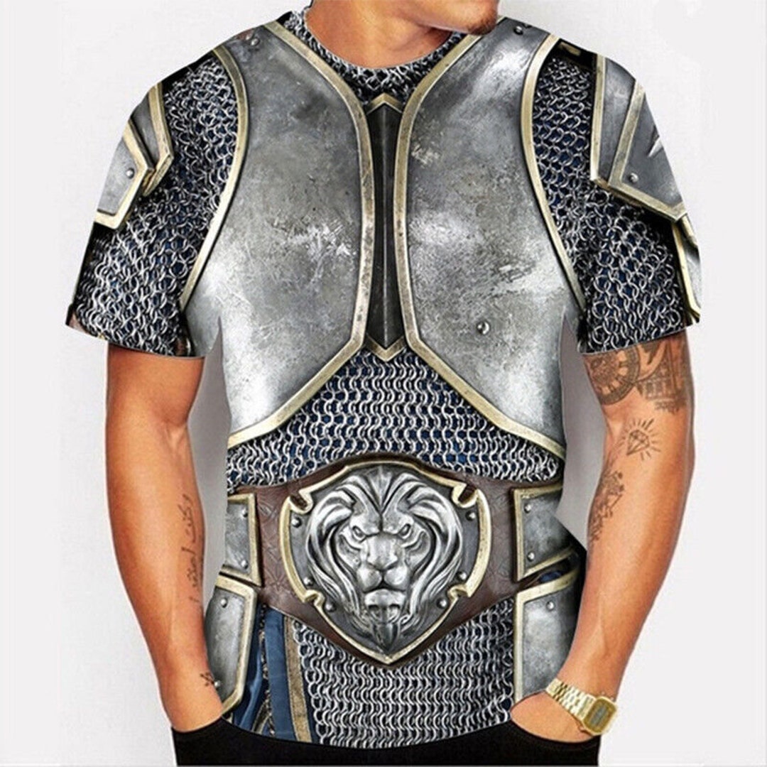 Armor Knight Shirt Tshirt Top New Custom Clothing High Quality Shirt ...