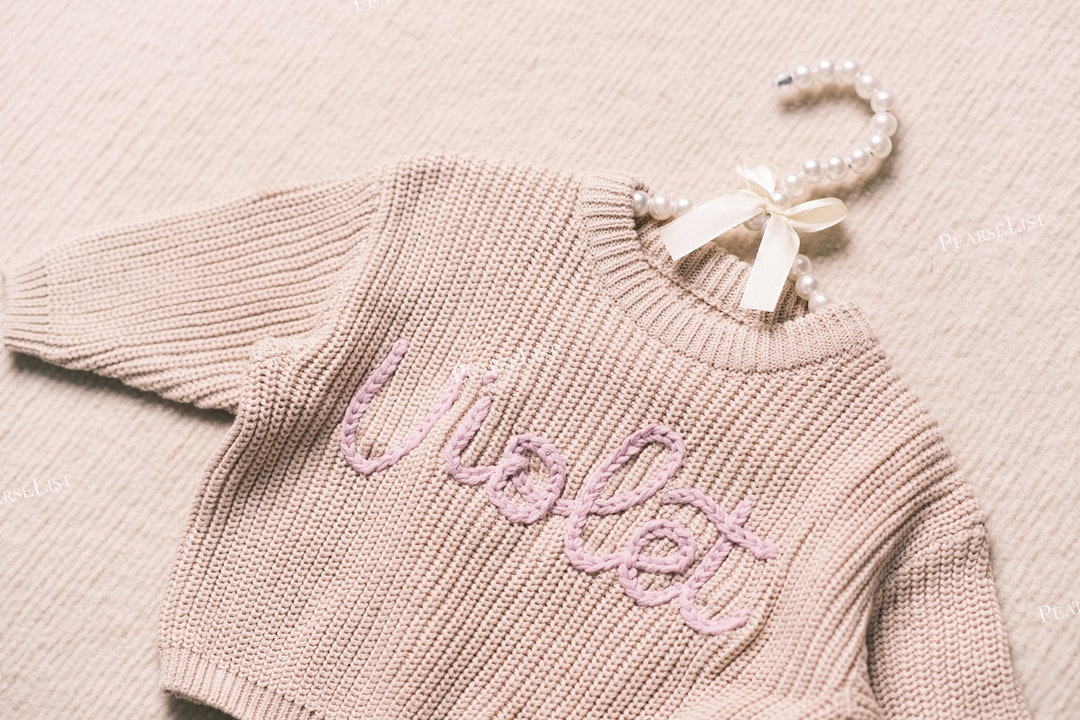 Adorable Custom Baby Sweaters: Celebrate Their Unique Name - Etsy