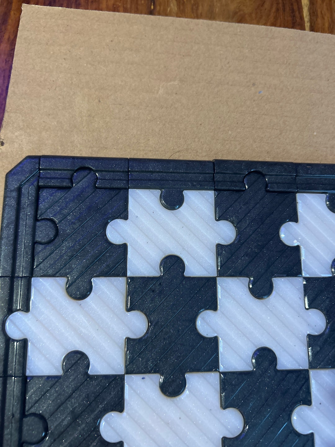 Puzzle Chess Board. - Etsy