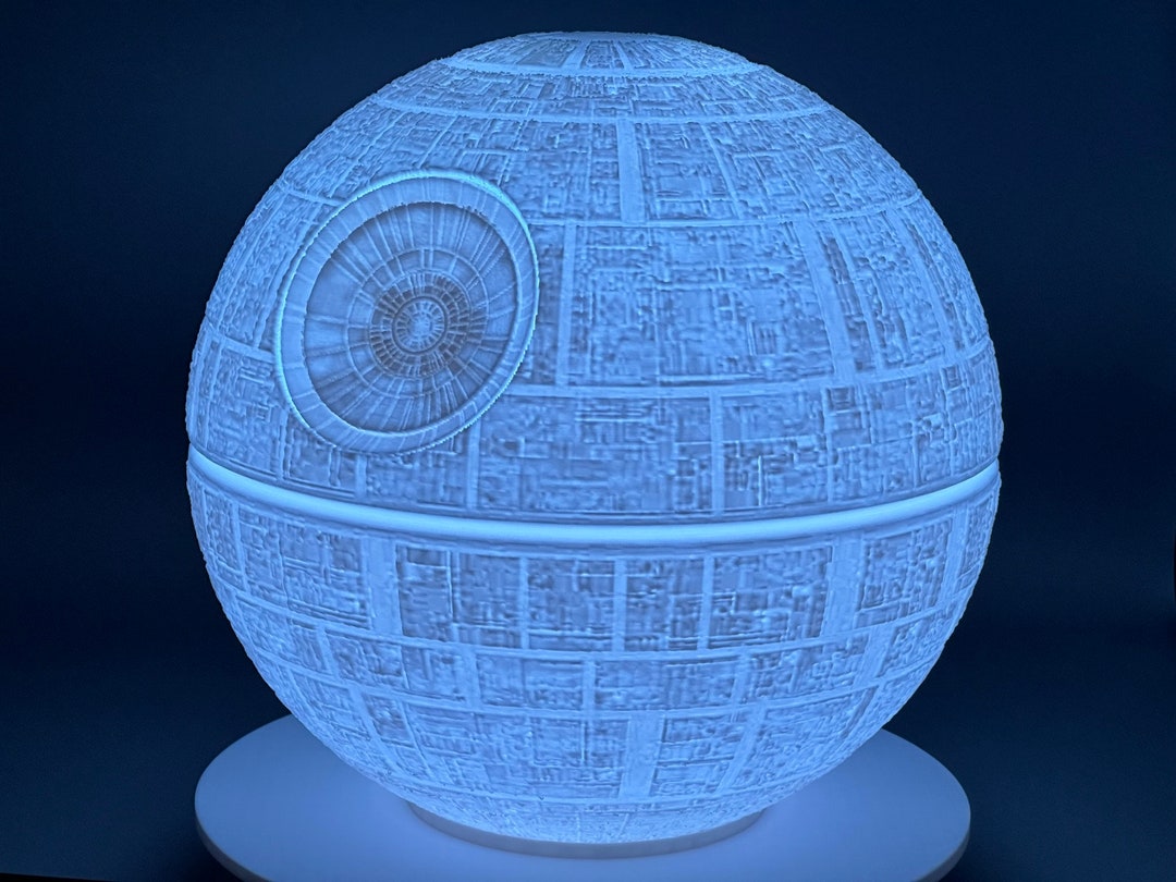 DEATH STAR LAMP, Multicolours Lamp, 3d Printed Lamp, Inspired Lamp ...