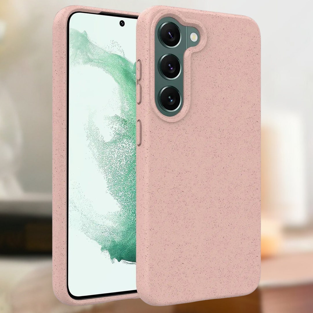Sustainable Samsung Phone Case, Simple Eco Friendly Phone Case, Pink ...