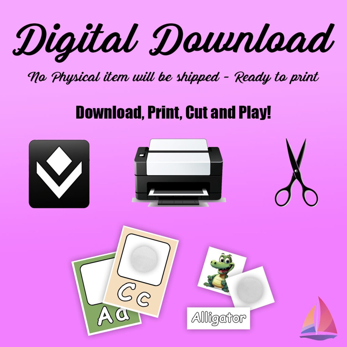 Halloween Alphabet Flashcards Printable Flashcards Spooky - Etsy