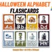 Halloween Alphabet Flashcards Printable, Flashcards Spooky, Flashcards ...