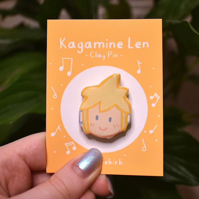 Vocaloid Clay Pins | Hatsune Miku, Kagamine Rin, Kagamine Len, Megurine ...