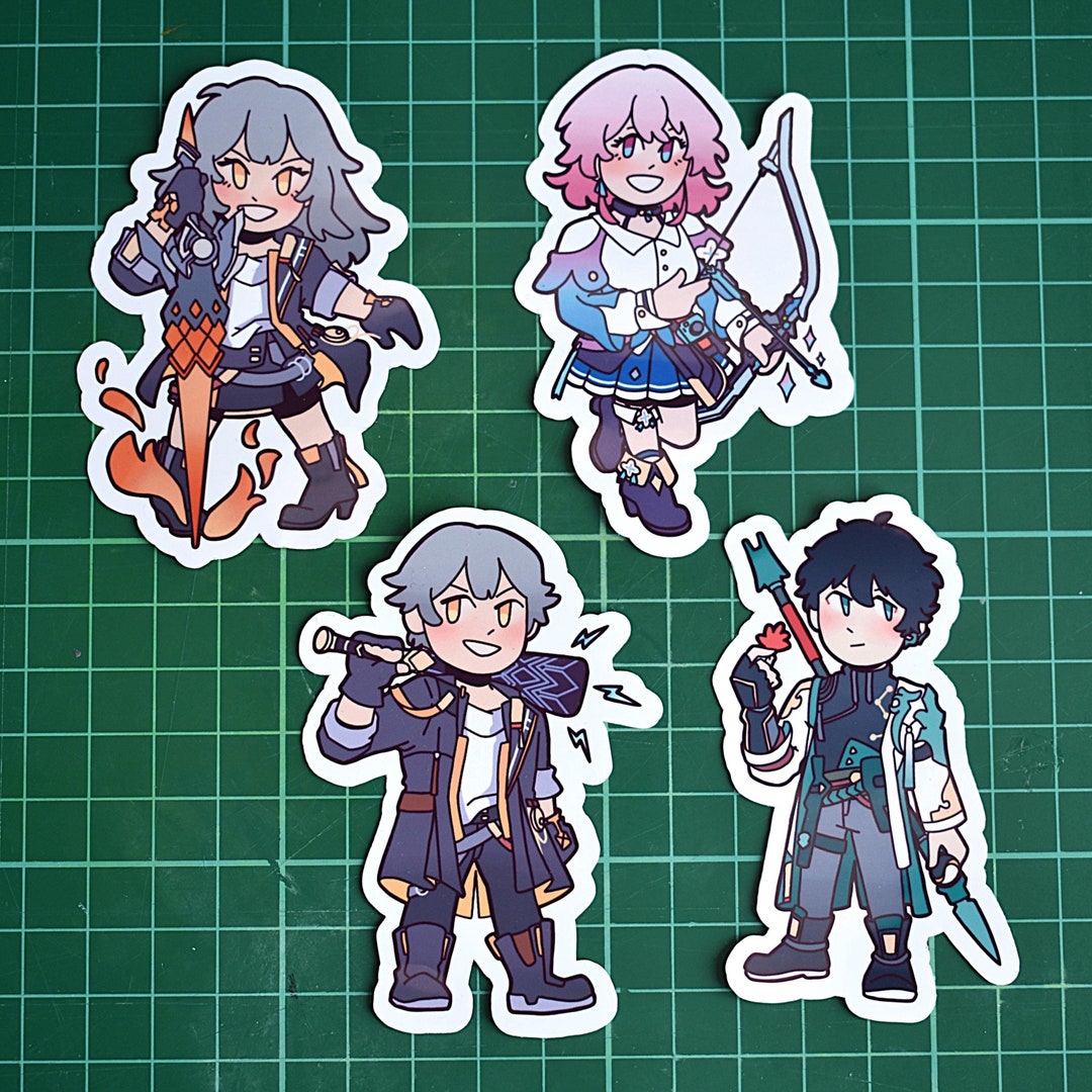 Honkai Star Rail Stickers | Trailblazers, Stelle, Caelus, March 7th ...