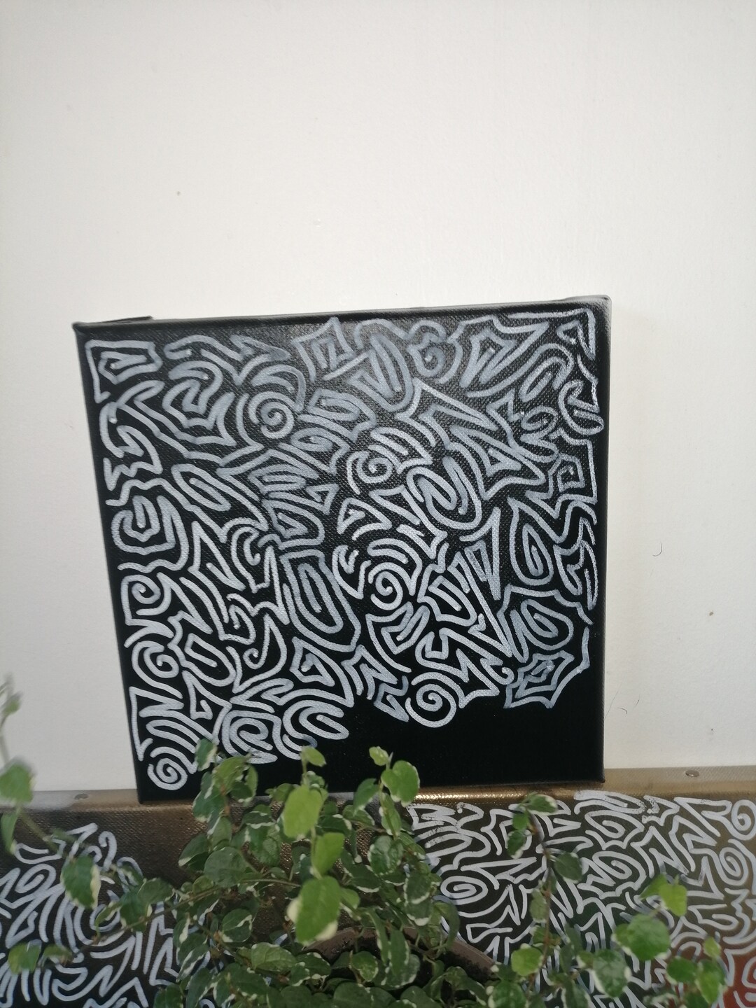 Blackboard With White Patterns - Etsy