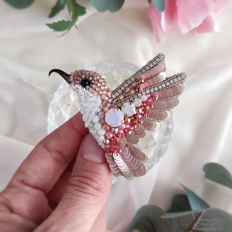 Beaded Bird - Etsy