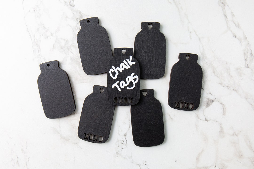 Laser Cut Chalk Tag, Custom Tags, Mason Jar Tags, Custom Chalk Tags ...