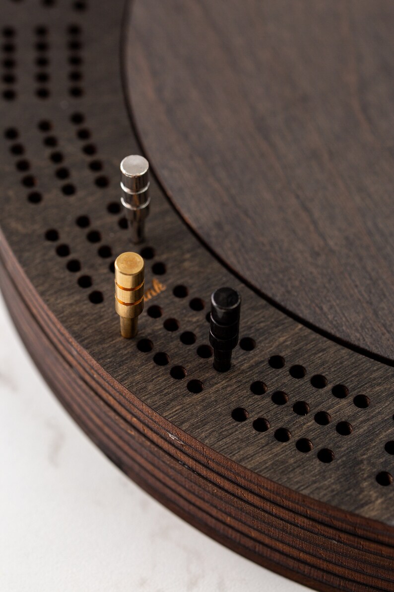 3 Track Cribbage Board, 4 Track Cribbage Board, Board Game, Engraved ...