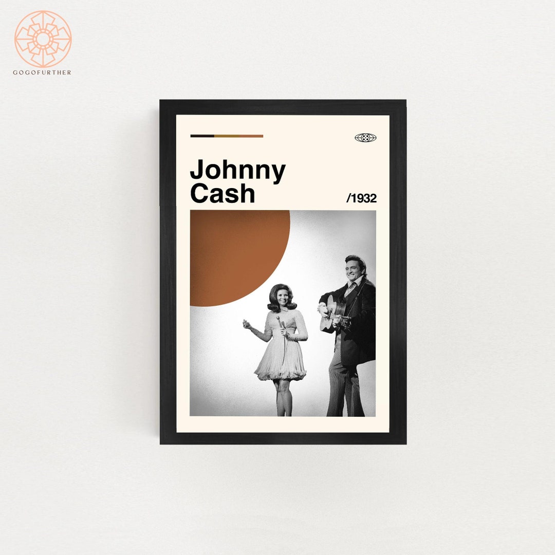 JOHNNY CASH June Carter Movie Poster Print Minimalist Art - Etsy