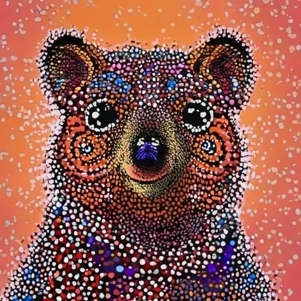 Quokka Aboriginal Dot Art - Instant Digital Download - Australian ...
