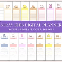 Stray Kids SKZOO Kpop Daily Digital Planner (PRINTABLE!) - Etsy