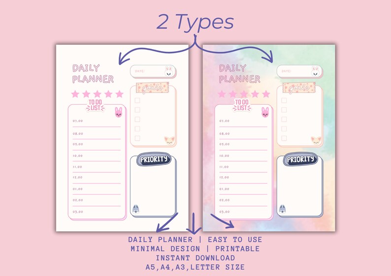 SKZOO Daily Weekly Monthly Planner and Note List, SKZ Planner Bundle ...