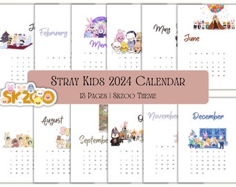 Stray Kids Skzoo Weekly Planner Digital Printable Pdf. - Etsy Canada