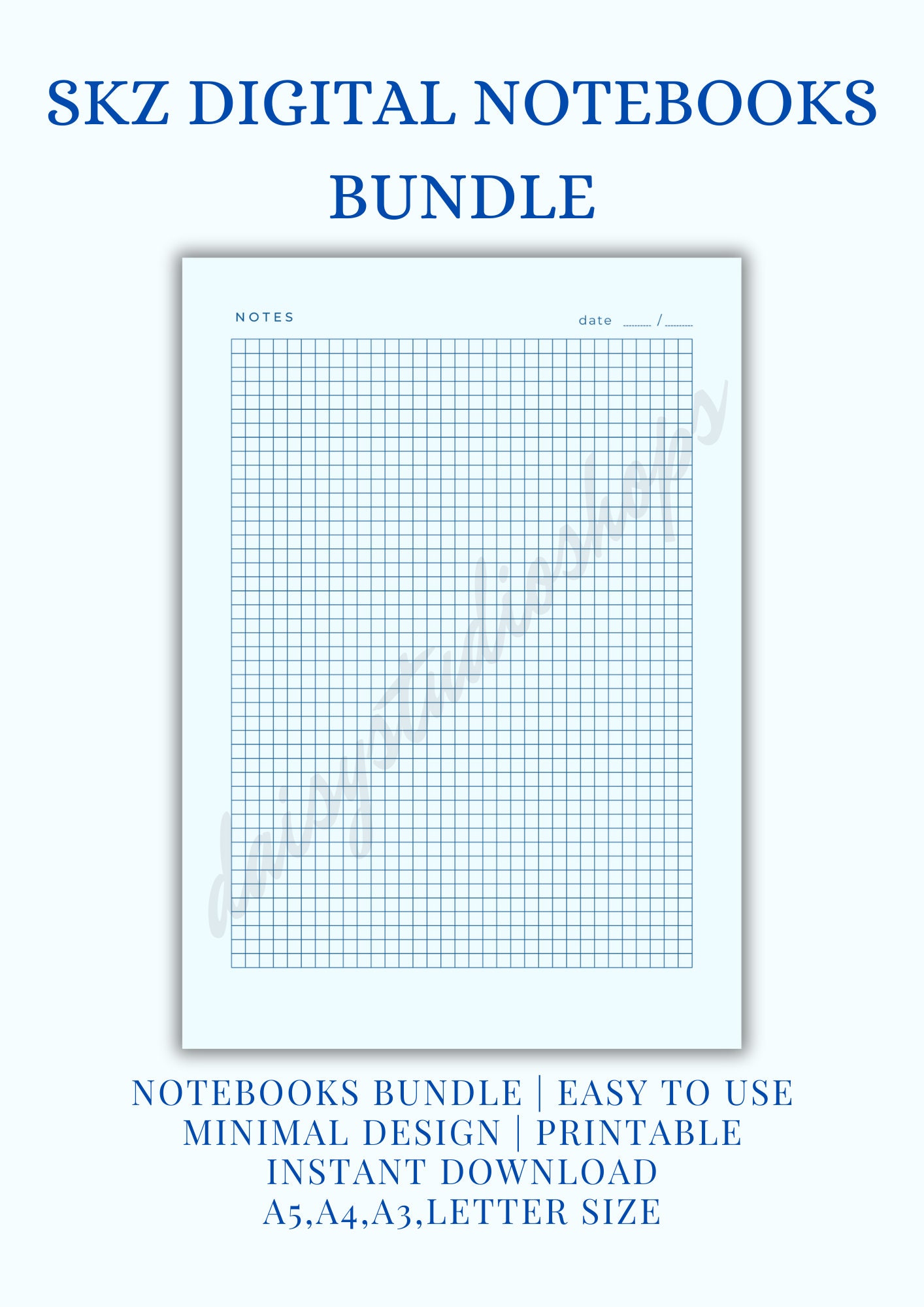 Digital Notebooks Bundle, Skz Theme Notebook Bundle and Photo Sheet ...