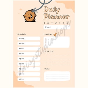 BT21 Daily Planner, BTS Daily Planner, Planner Bundle, Printable ...