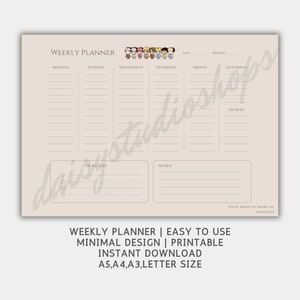 Stray Kids Digital Planner, SKZ Undated Planner, Sticker Sheet ...