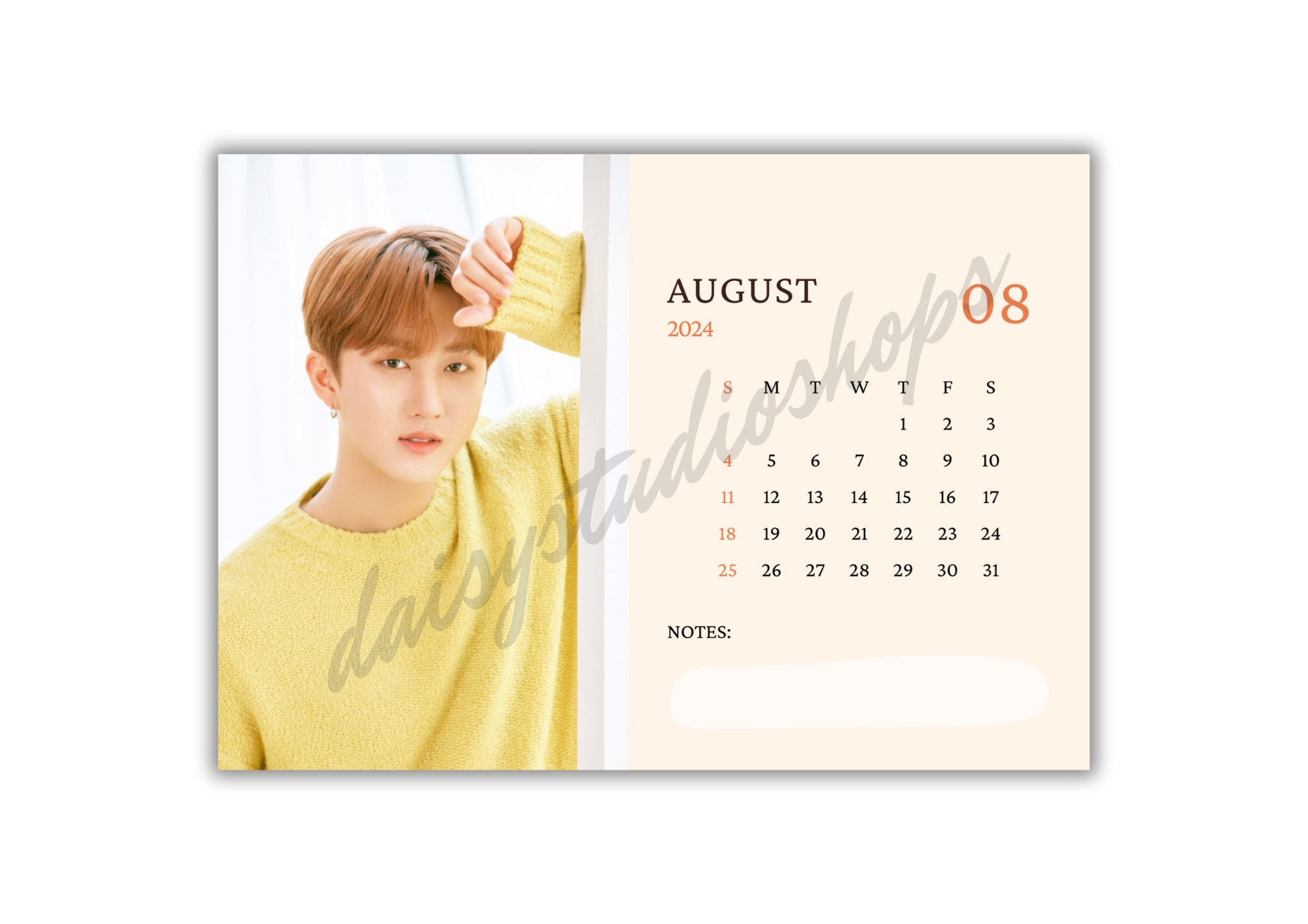 Stray Kids 2024 Calendar, Digital Planner Bundle, Monthly Planner ...