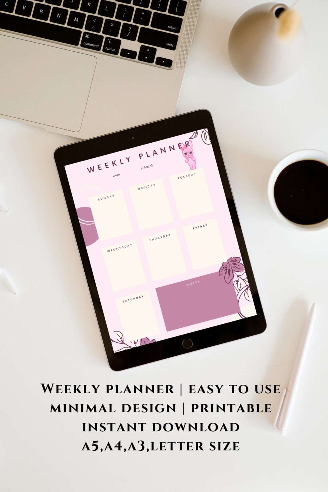 SKZOO Weekly Planner, SKZ Weekly Planner, Planner Bundle, Printable ...