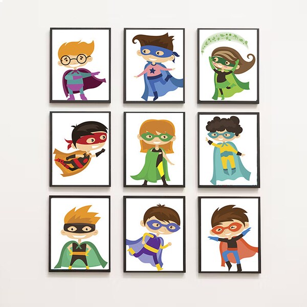 Book Characters Gallery Wall - Etsy