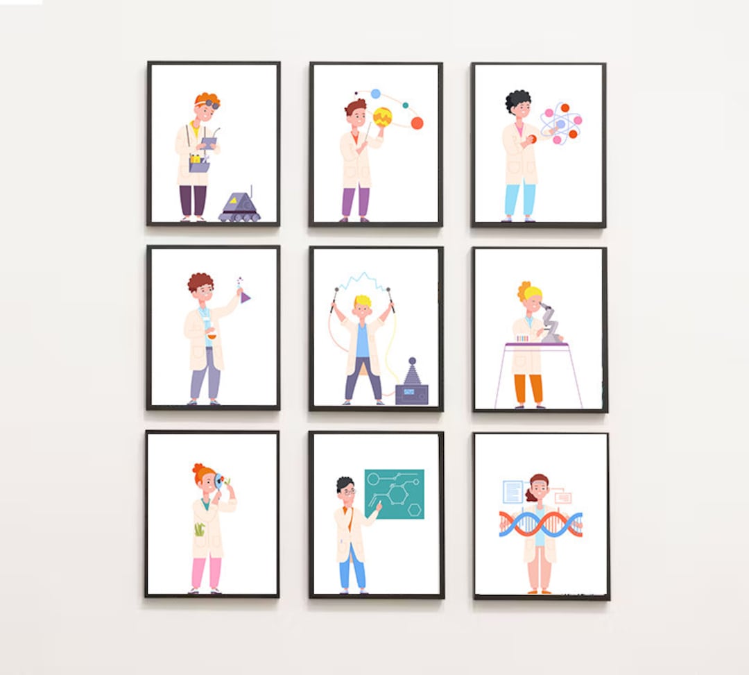 PHYSICS Gallery Wall Classroom Decor High School Physics - Etsy
