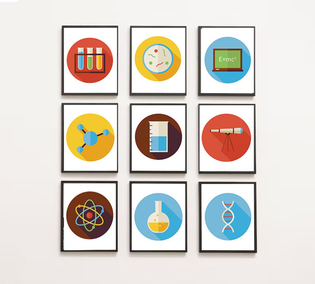 PHYSICS Gallery Wall Classroom Decor High School Physics - Etsy