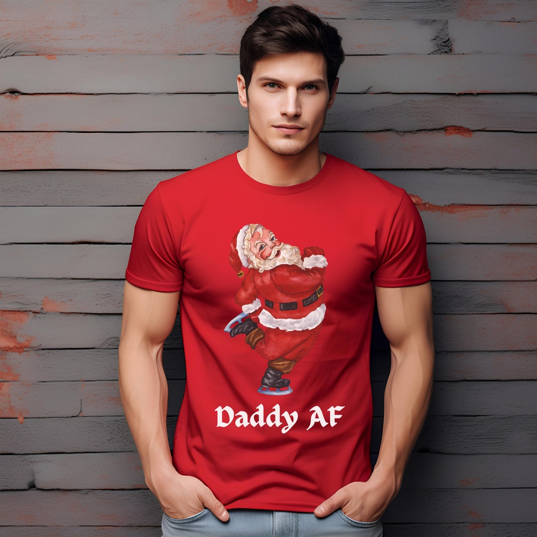 Daddy AF Santa Shirt Retro Santa Vintage Look Santa Gen Z - Etsy