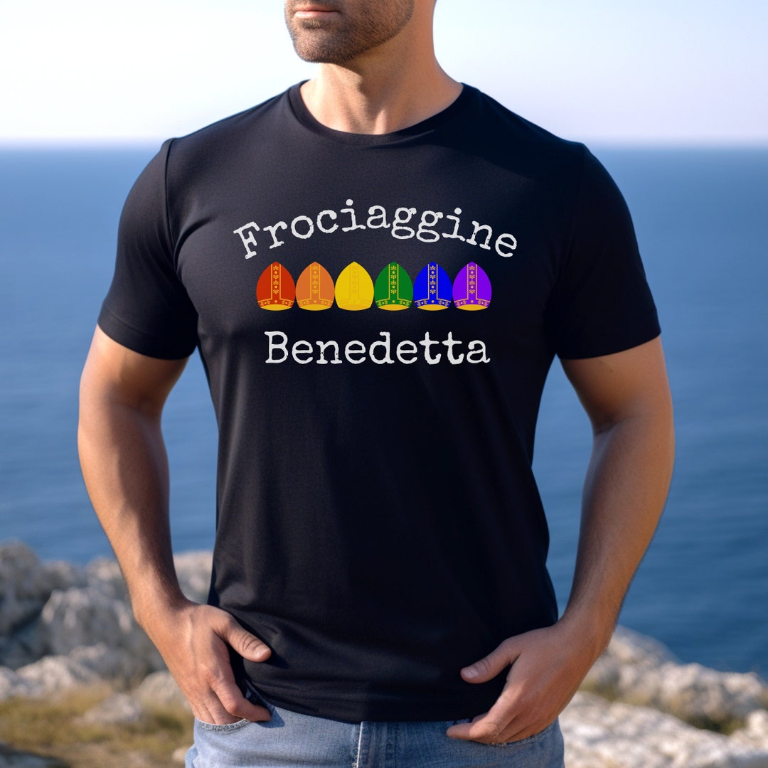 Rainbow Pope Hat LGBTQ T-shirt: Gay Pride Empowerment Tee - Etsy