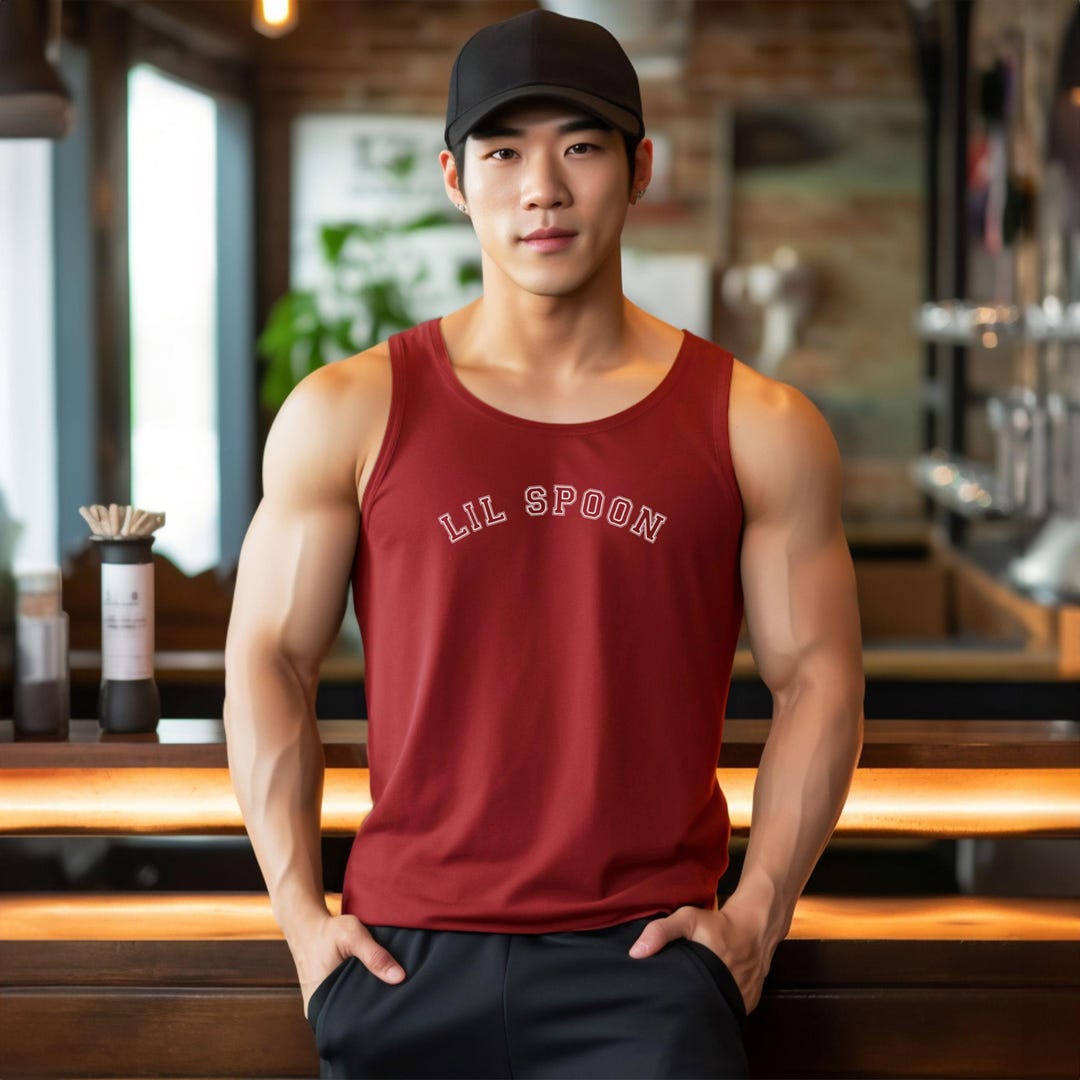 Lil Spoon Tank Top in White Varsity Font LGBTQ Pride Shirt for Queer ...