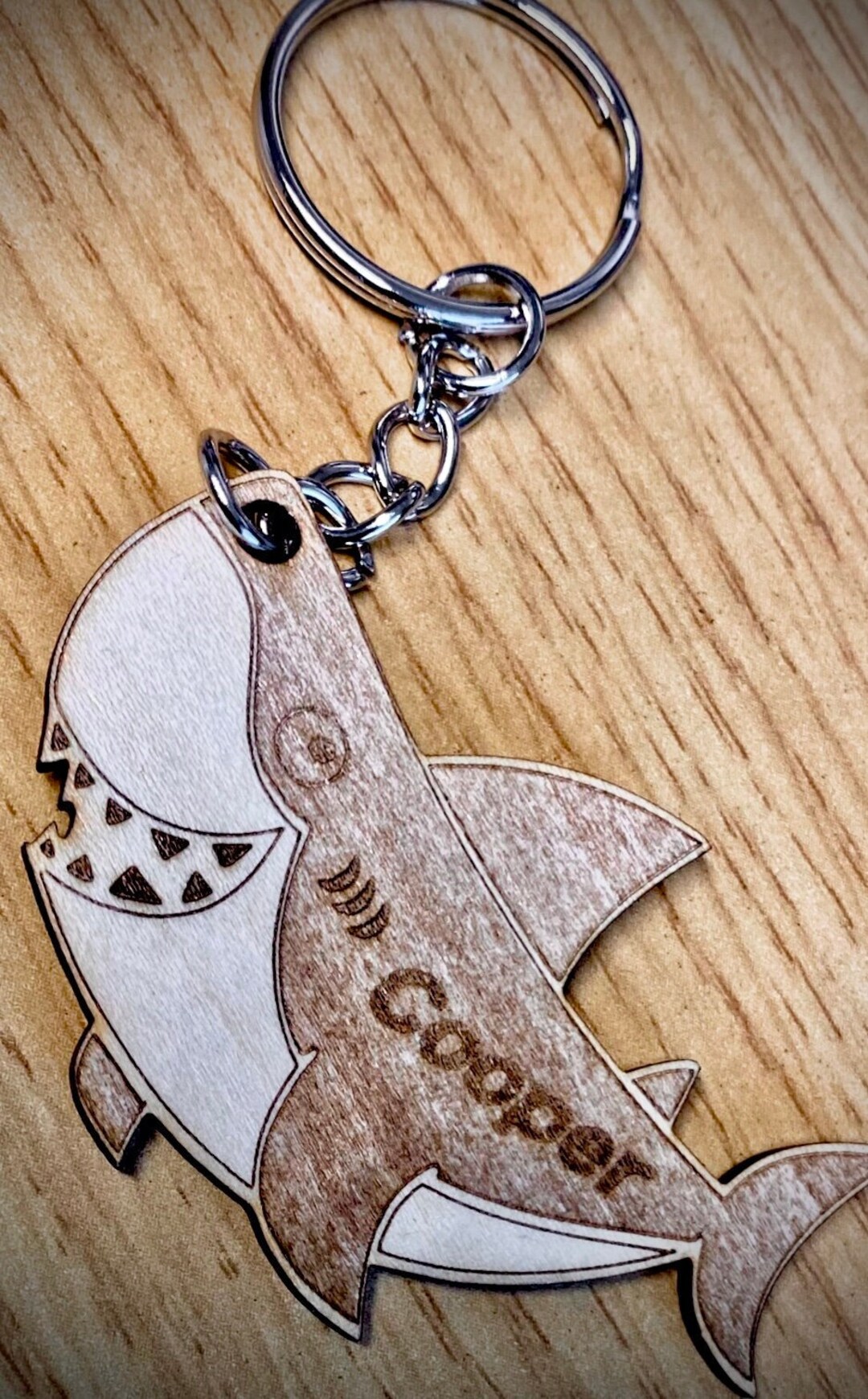 Personalised Shark Keyring for Christmas Stocking Filler by Embertails - Etsy