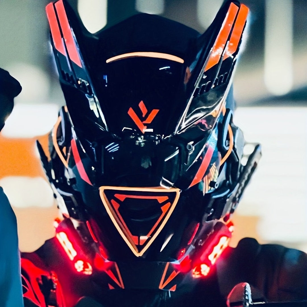 Cyberpunk Mask: Funky Cyberpunk Mask Trendy Cool Cosplay Mask - Etsy
