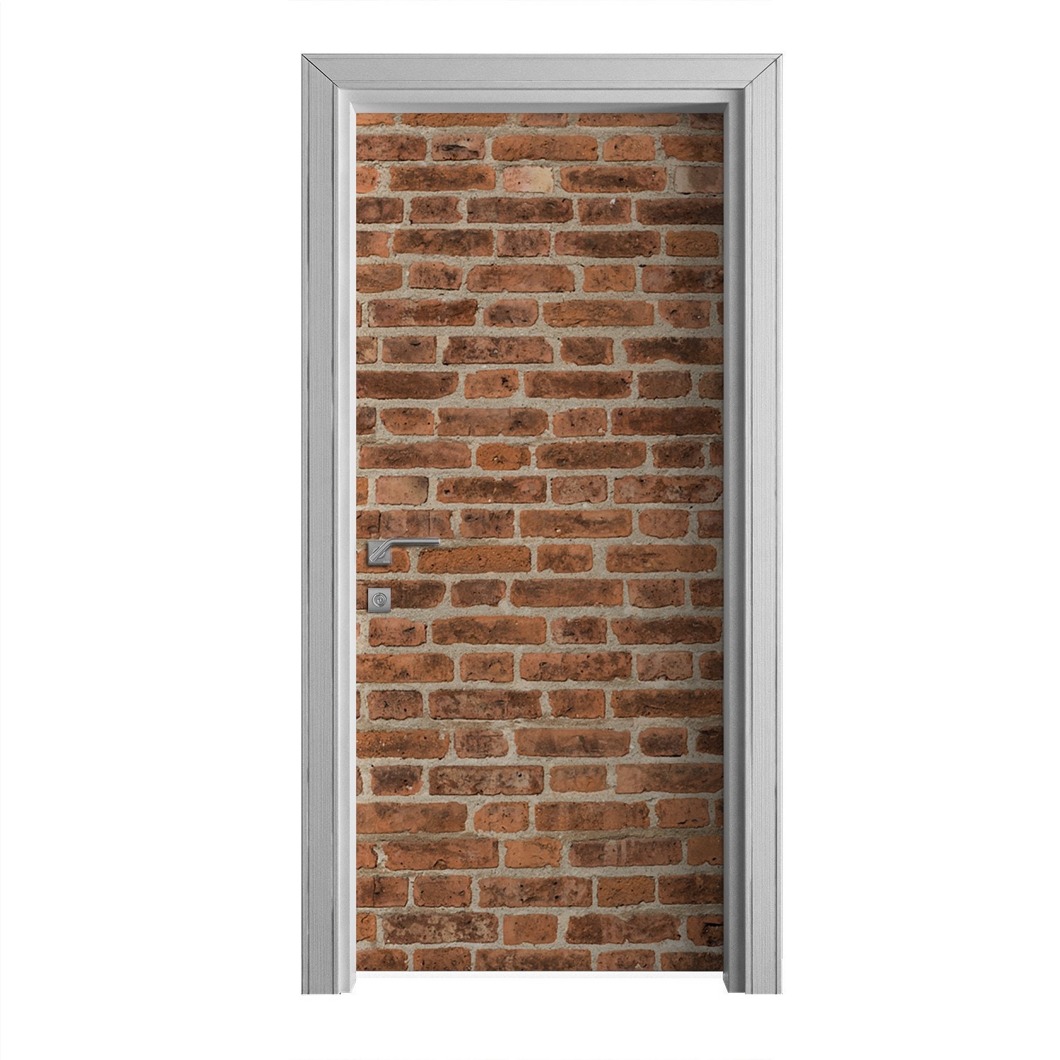 Door Wrap Peel and Stick Door Mural Bricks Door Decal - Etsy