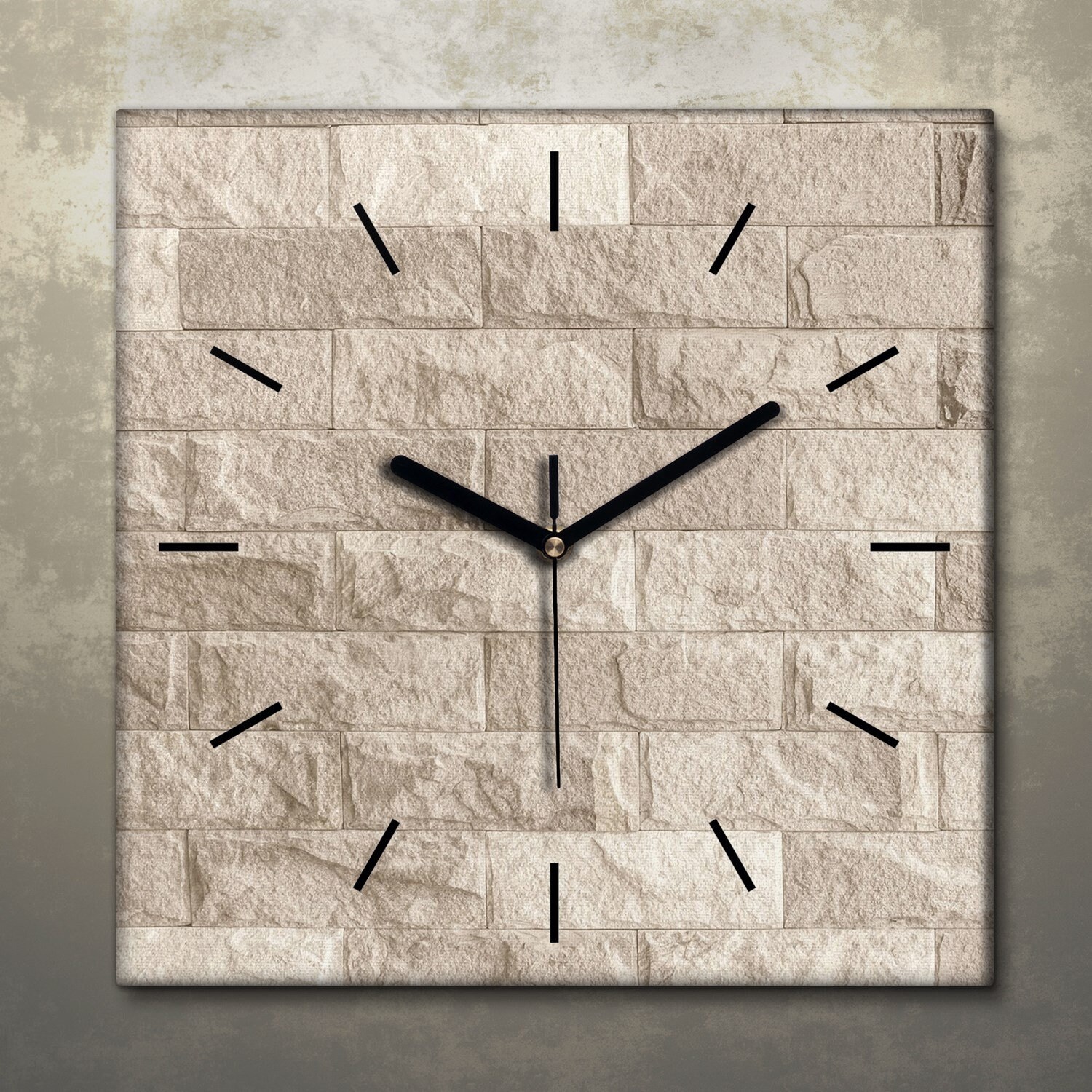 Creamy Brick Brown Aesthetic Clock Wall Clock Clock - Etsy