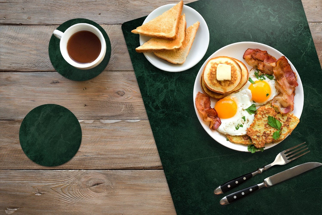 Old Emerald, Green, Table Mat, Ktichen Makeover, Decorative Mat ...