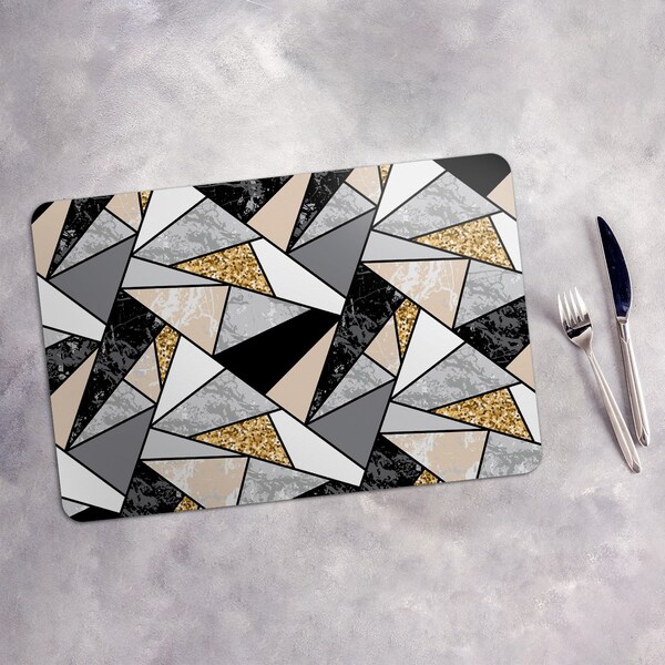 Geometric Placemats - Etsy UK