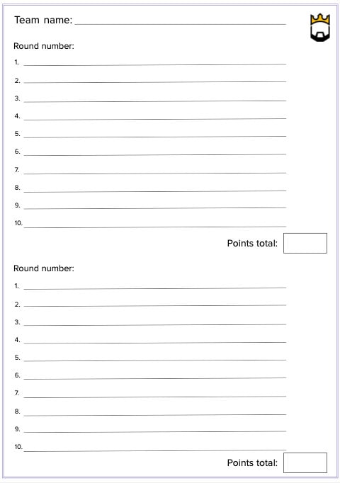 General Knowledge Quiz Vol 2 50 Fun Questions Printable Family Quiz ...