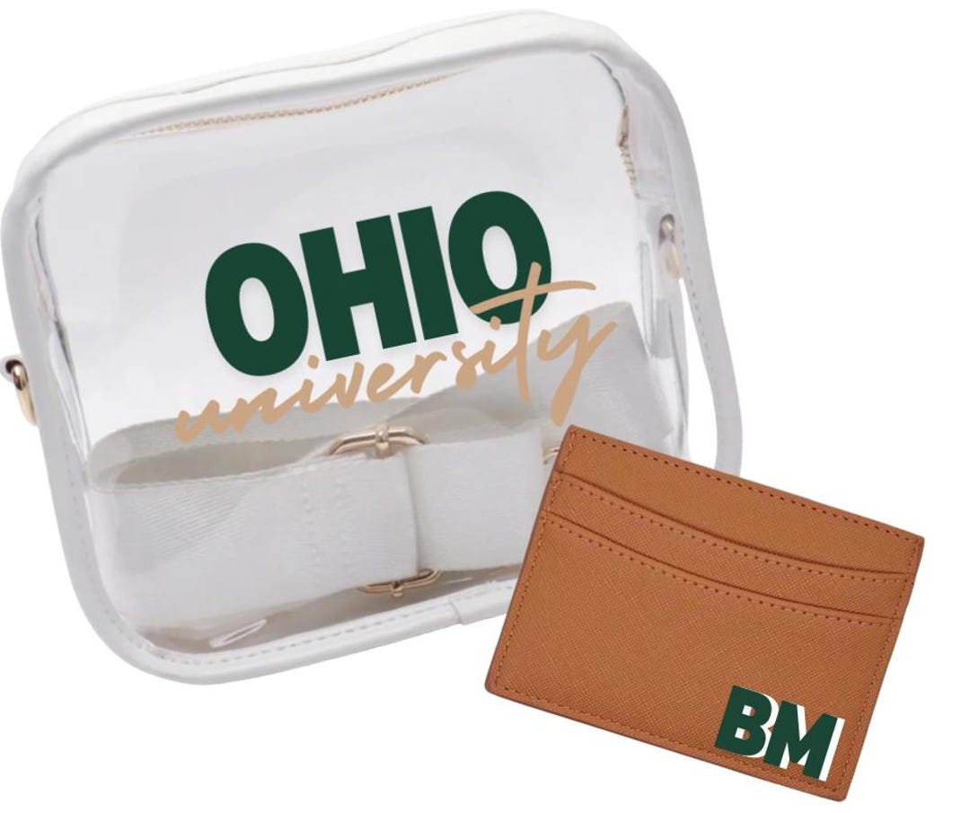 Ohio Bobcats Clear Crossbody Stadium Bag: OU Game Day Purse - Etsy
