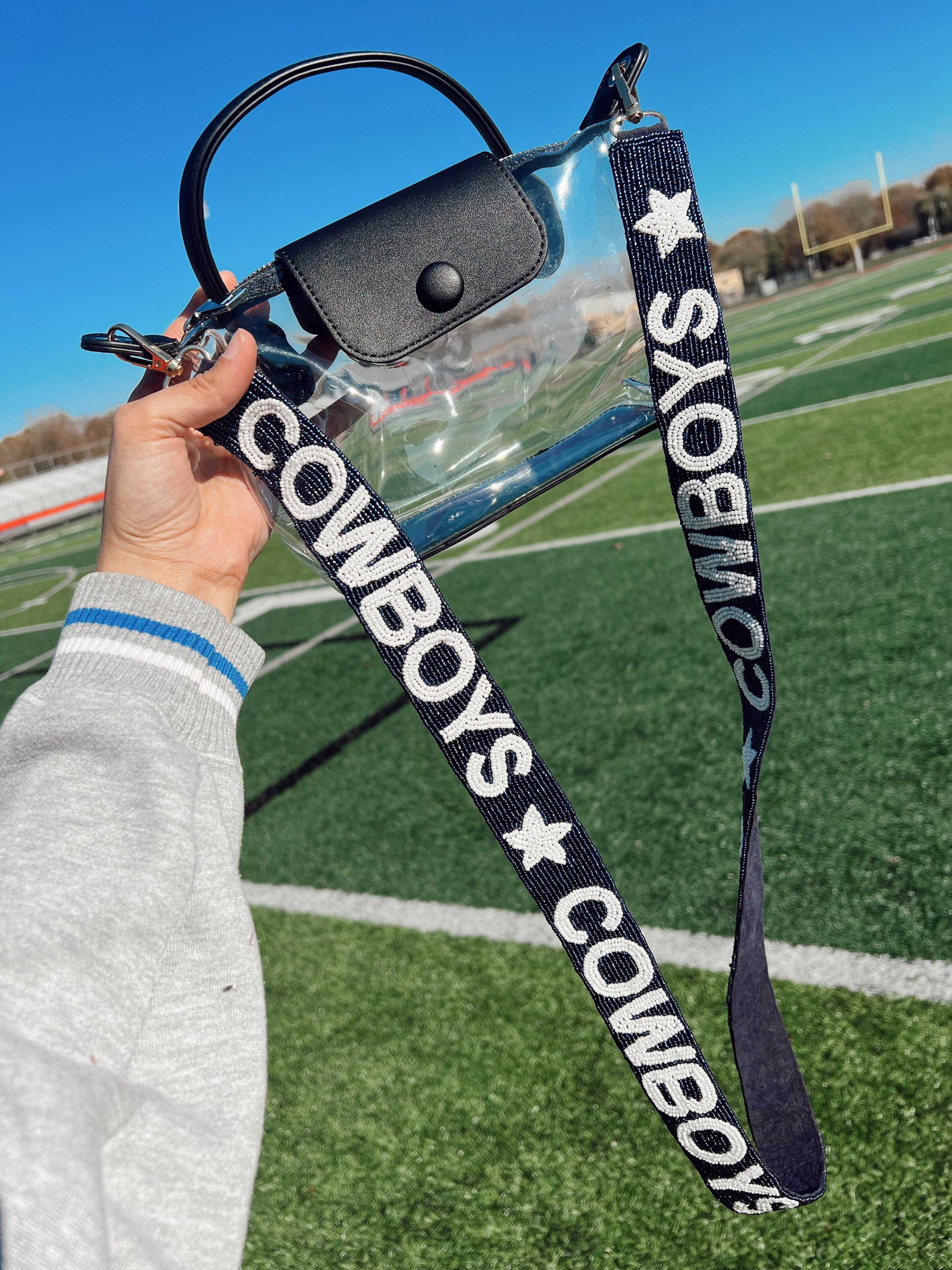 The Rally Bag – Clear Stadium Purse With Leather Handle & Strap | Game ...