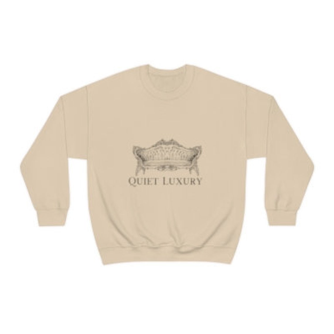 Quiet Luxury Sweatshirt L Old Money Aesthetic L Classy Comfort L ...