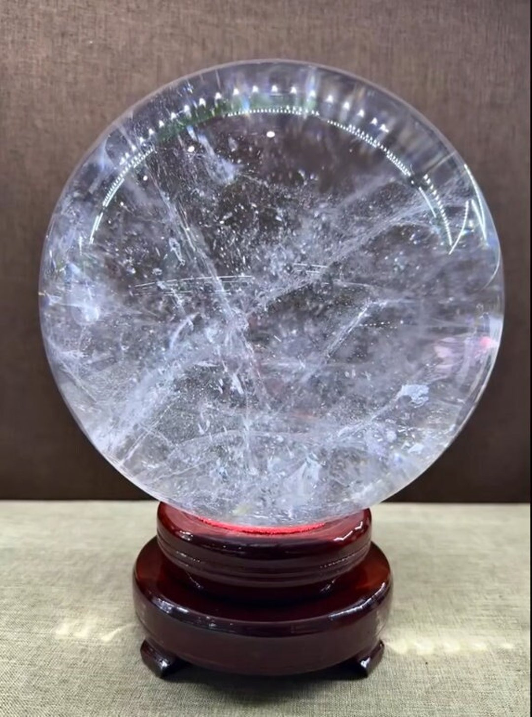 Great Clear Crystal Ball Magic Ball Divination, Increment,natural Clear ...