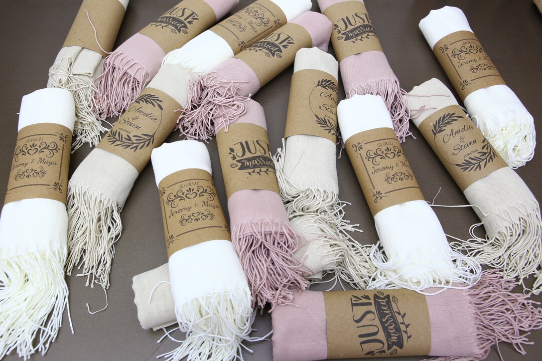 Bridesmaid Shawl, Personalized Bachelorette Party Favors, Gifts for Her ...