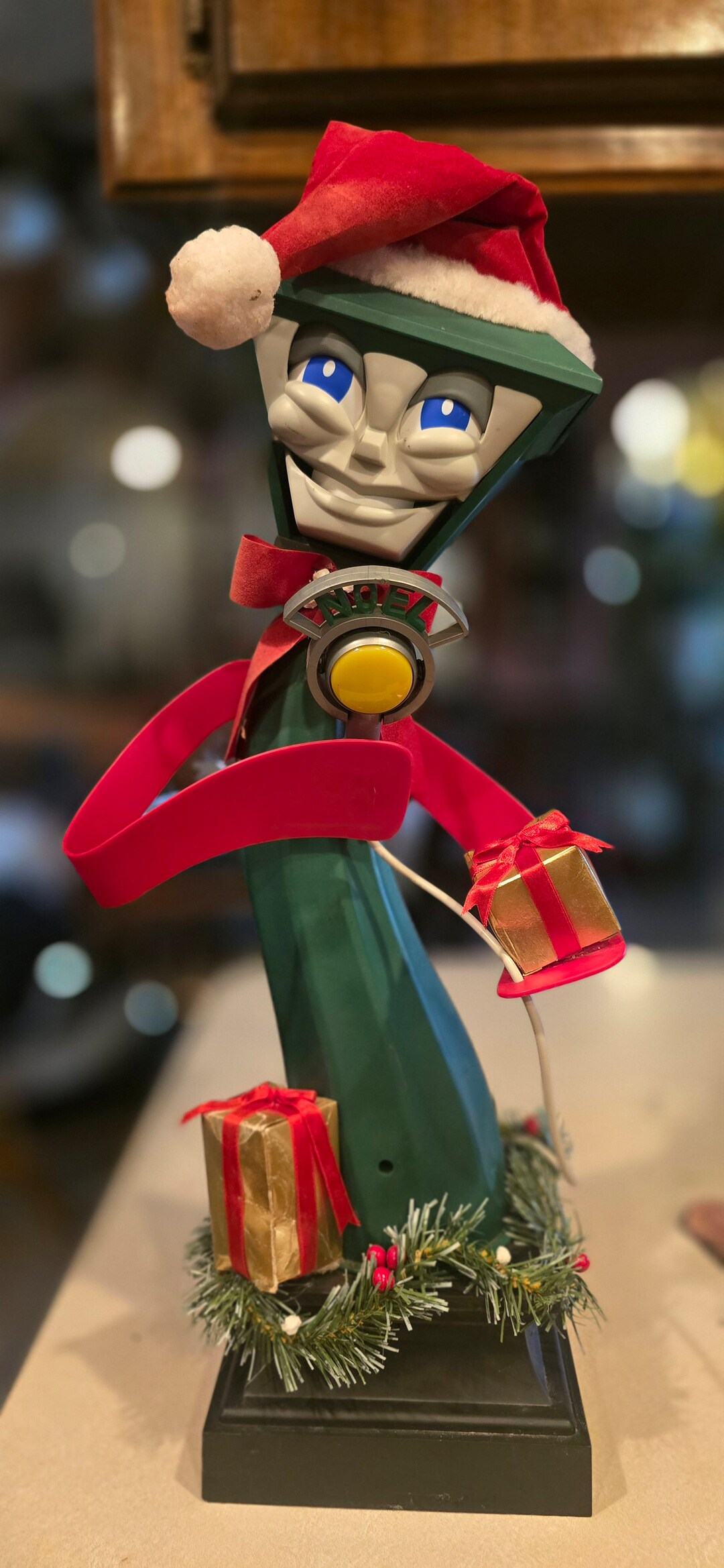 Vintage 1997 Telco Frank E. Post Animated Singing Lamp Post Christmas ...