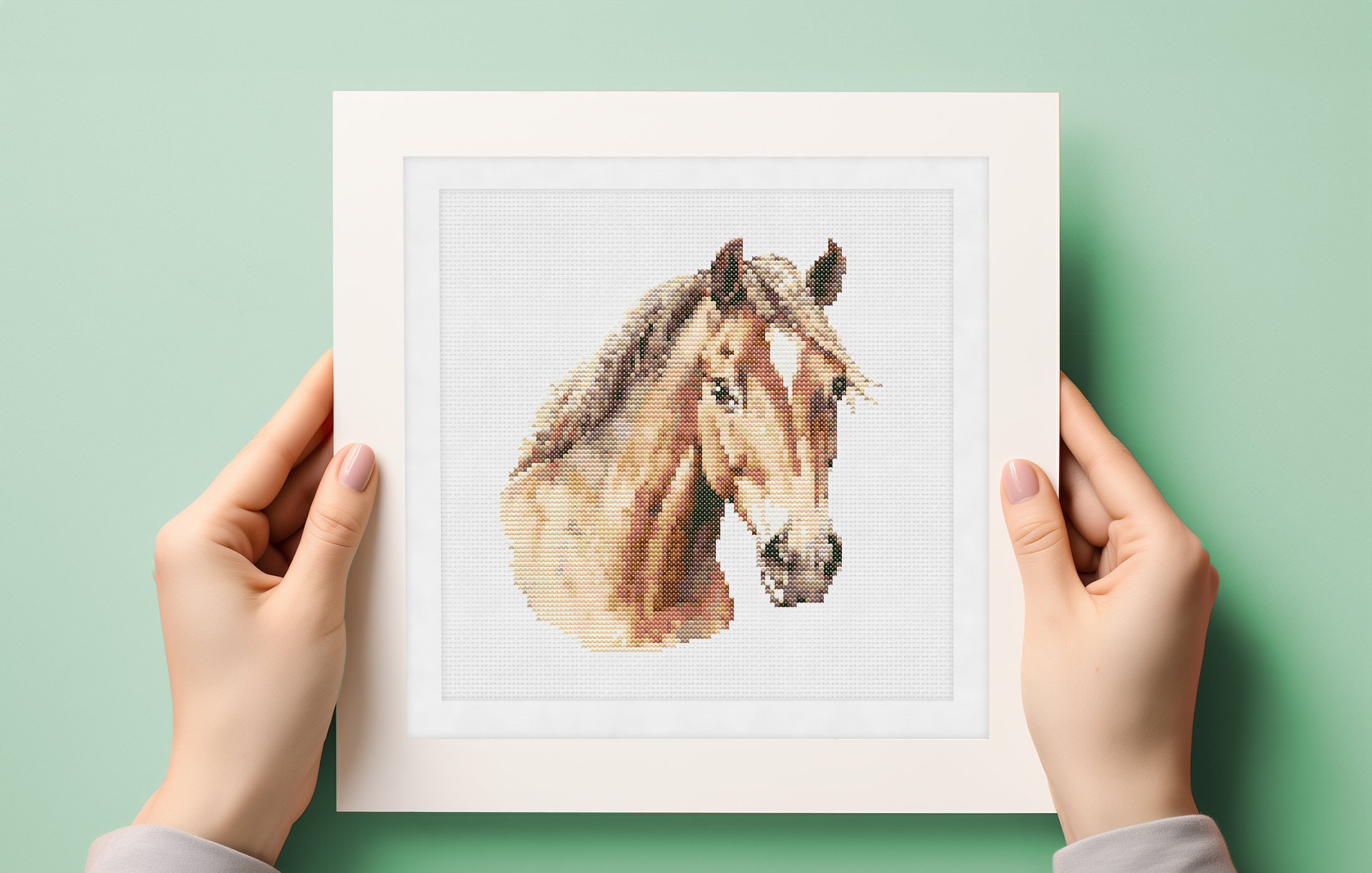 Modern Horse Cross Stitch Pattern PDF Easy to Follow Pattern Keeper ...