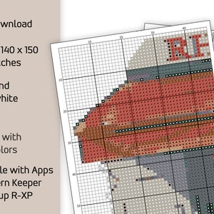 Rhabarber Bar Cross Stitch Pattern (PDF) | Easy to Follow | Pattern Keeper Friendly - Etsy