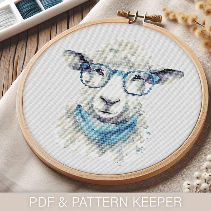 Sheep Cross Stitch - Etsy