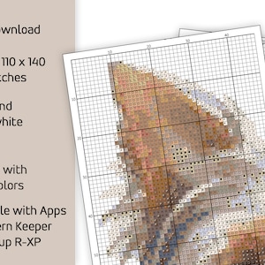 Yorkshire Terrier Dog Cross Stitch Pattern (PDF) | Easy to Follow ...