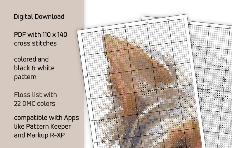 Yorkshire Terrier Dog Cross Stitch Pattern (PDF) | Easy to Follow ...