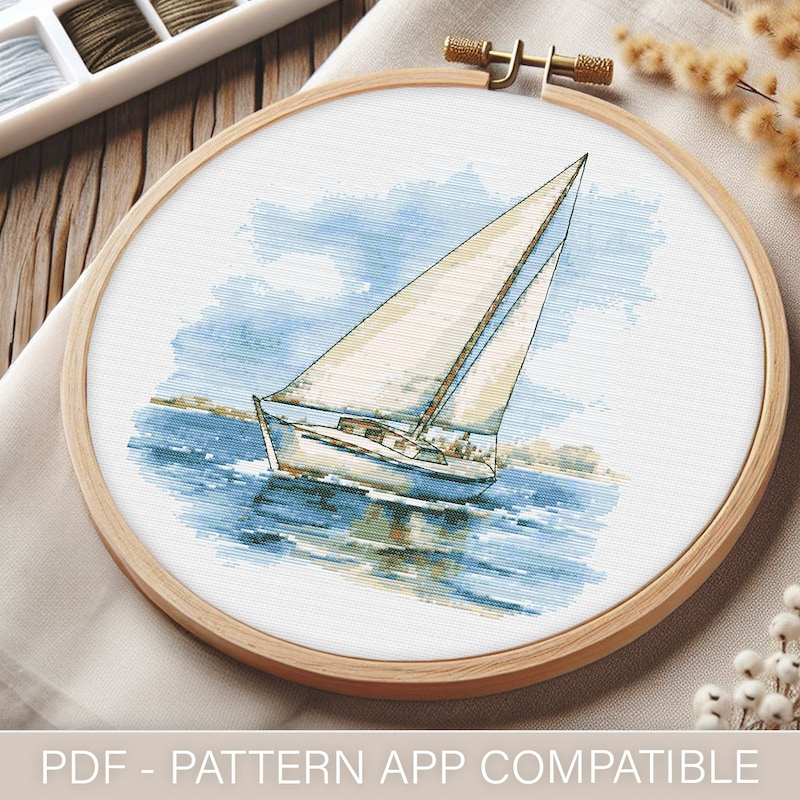 Sailboat Stitch Pattern - Etsy