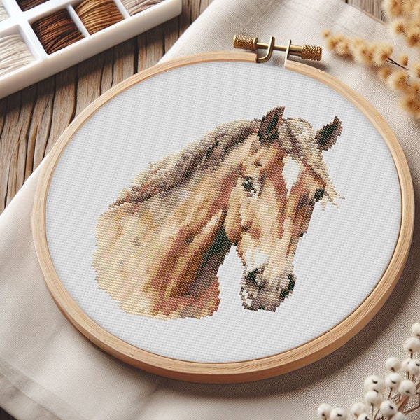 Horse Cross Stitch - Etsy